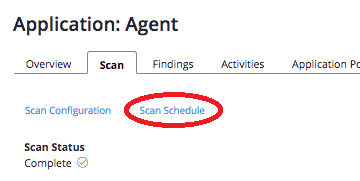 Scheduling a Scan :: WhiteHat Security Docs