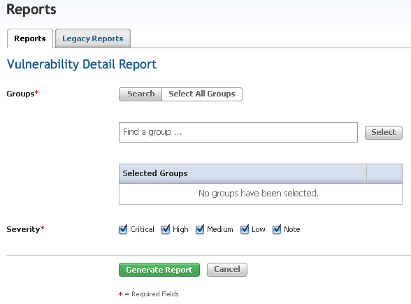 Vulnerability Details Report - Applications :: WhiteHat Security Docs